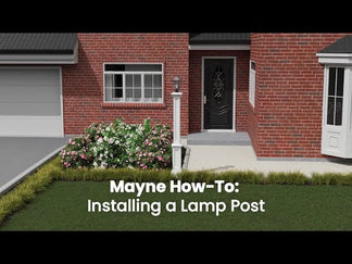 Mayne Signature Lamp Post - With Mount – Mayne Inc.